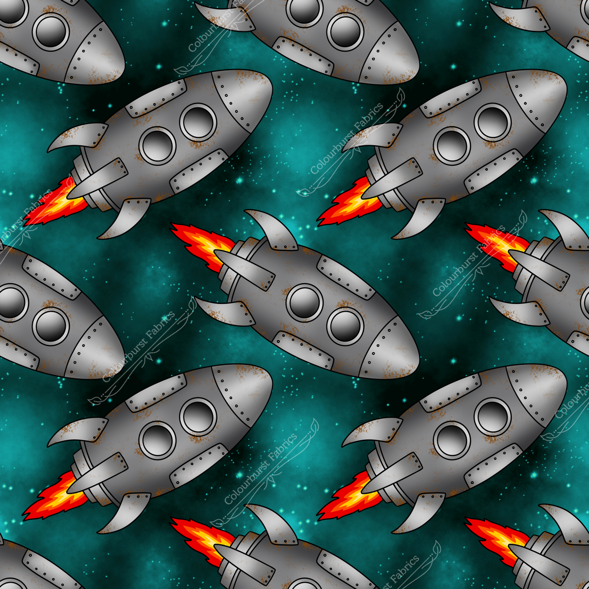 "Rusty Rockets" | Available for preorder | 22 bases – Colourburst Fabrics
